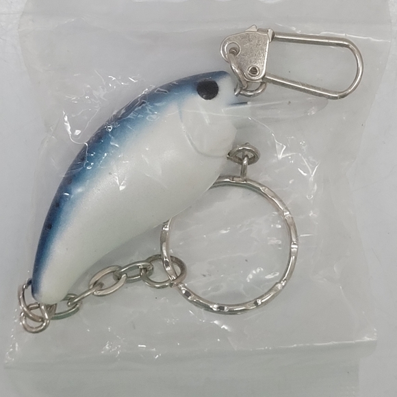 Accessories | Rare New Sealed 3 Crankbait Blue White Fishing Lure Key ...